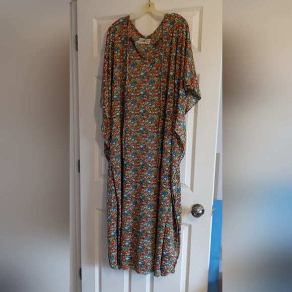 Vintage | Dresses | Vintage Butterfield 8 Caftan Dress One Size Fits ...